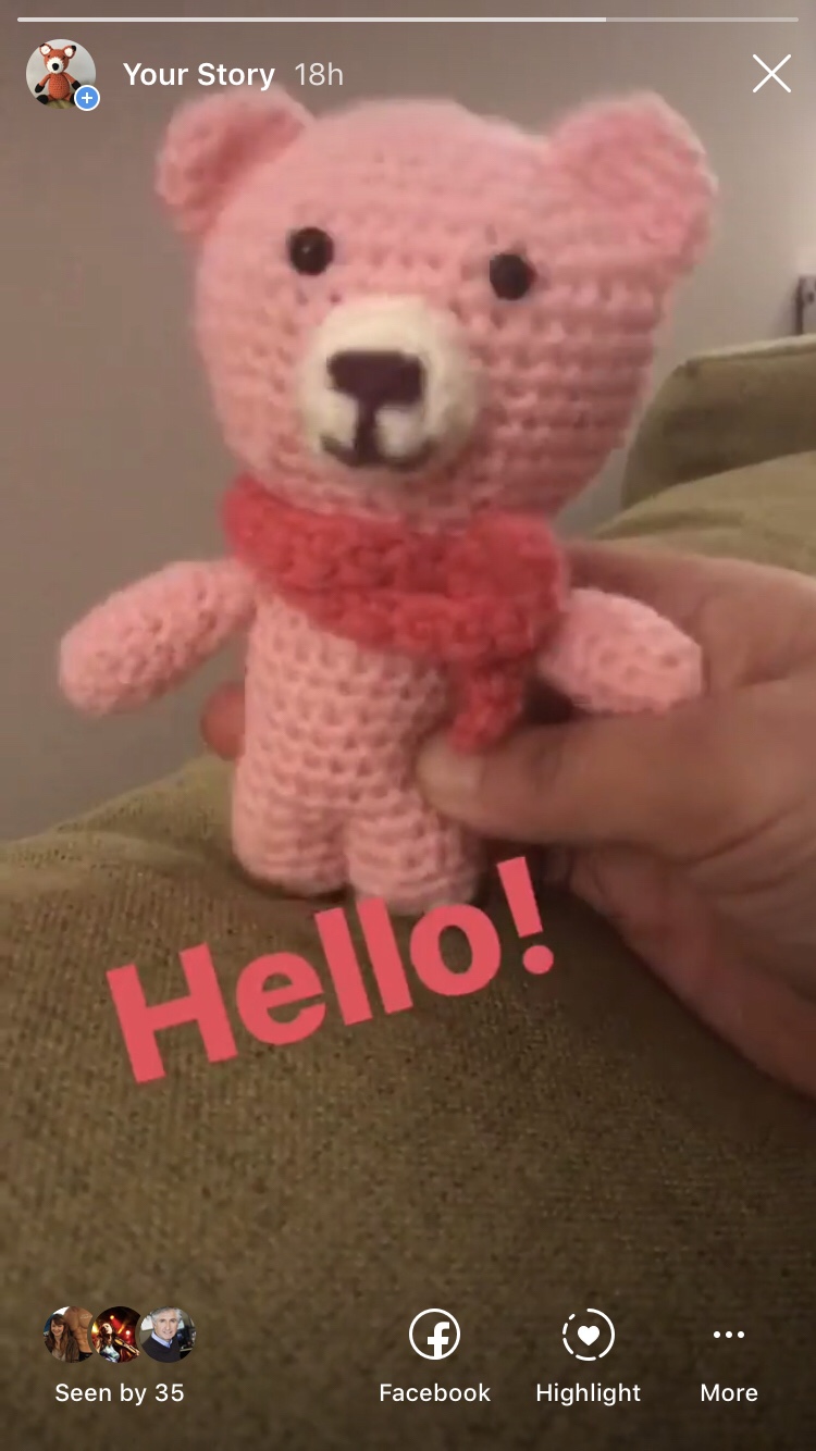 Pinky the Bear – Jenn's Yarn Addiction